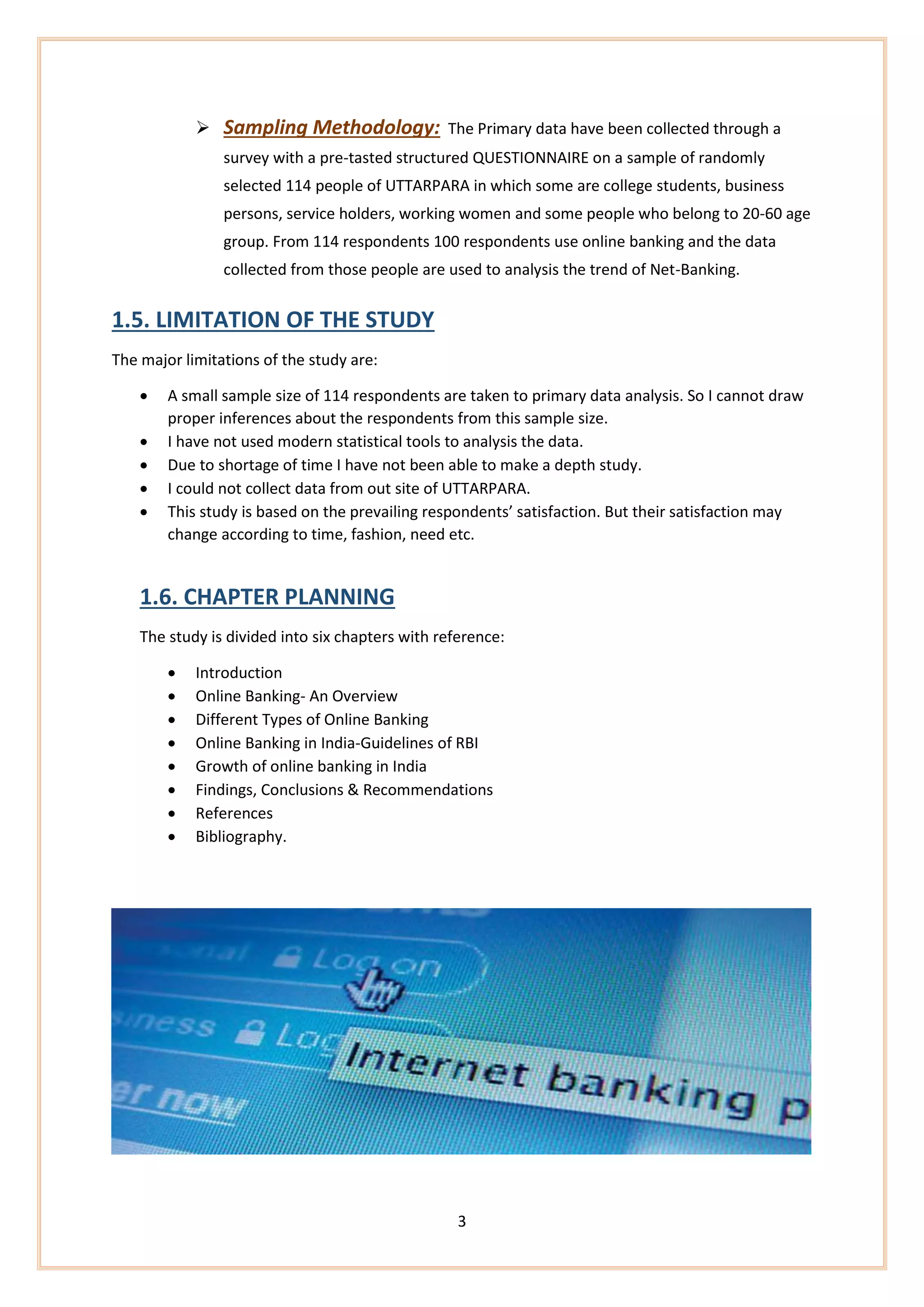 project on online banking in india | PDF