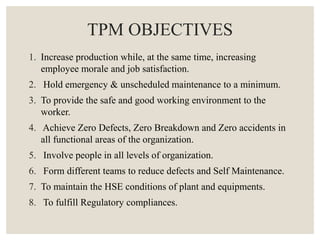 Total productive maintenance | PPT