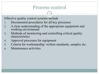 Total quality control | PPTX