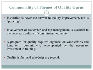 Total quality control | PPTX
