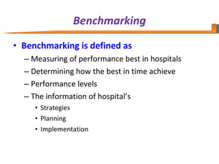Total Quality Management in Healthcare | PPT | Healthcare Industry ...