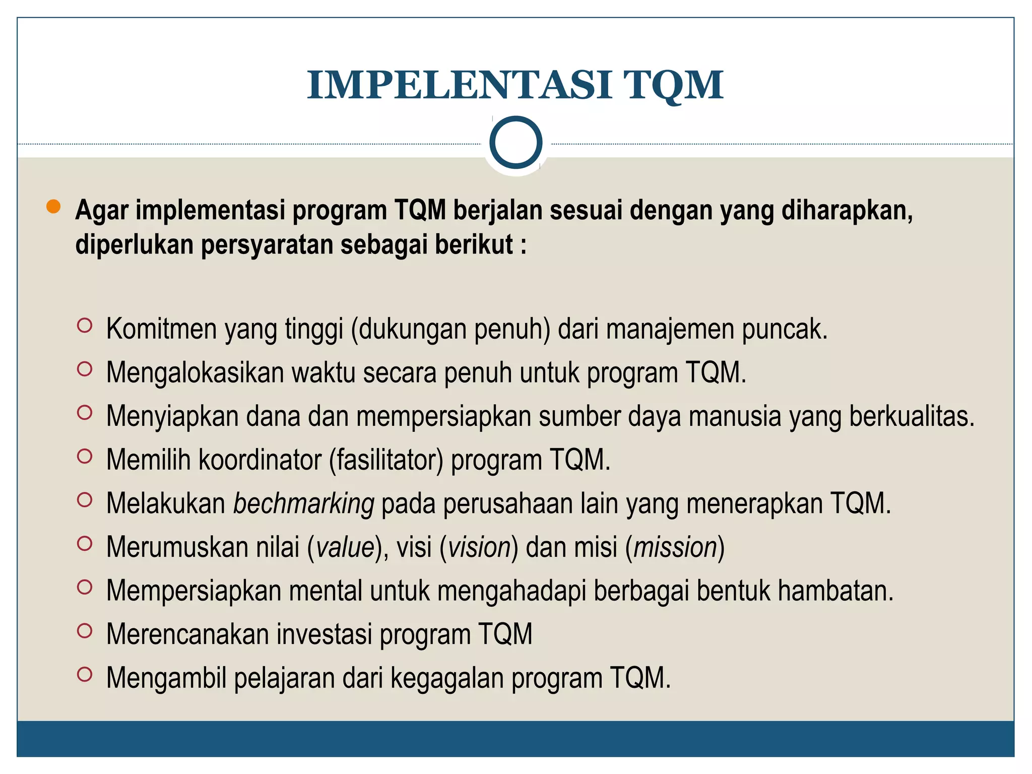 Total Quality Management (TQM) | PPT