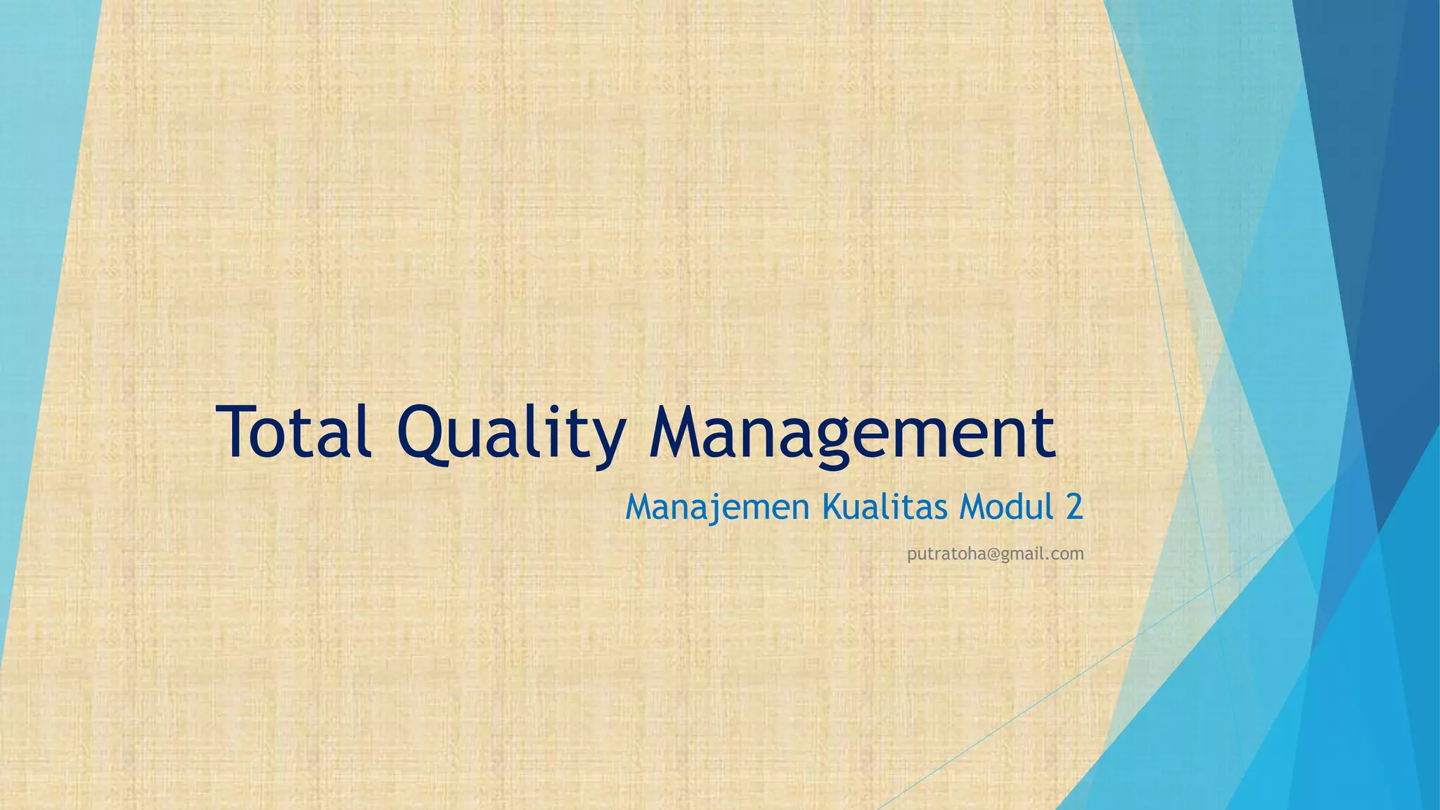 Total quality management | PPT