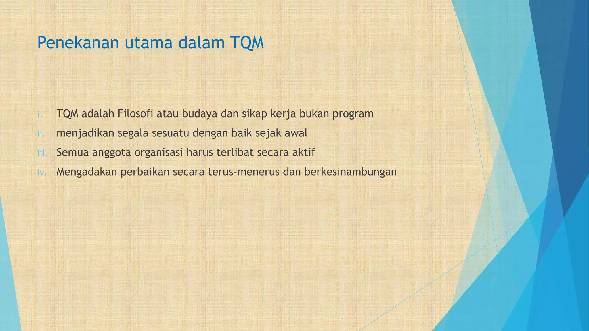 Total quality management | PPT