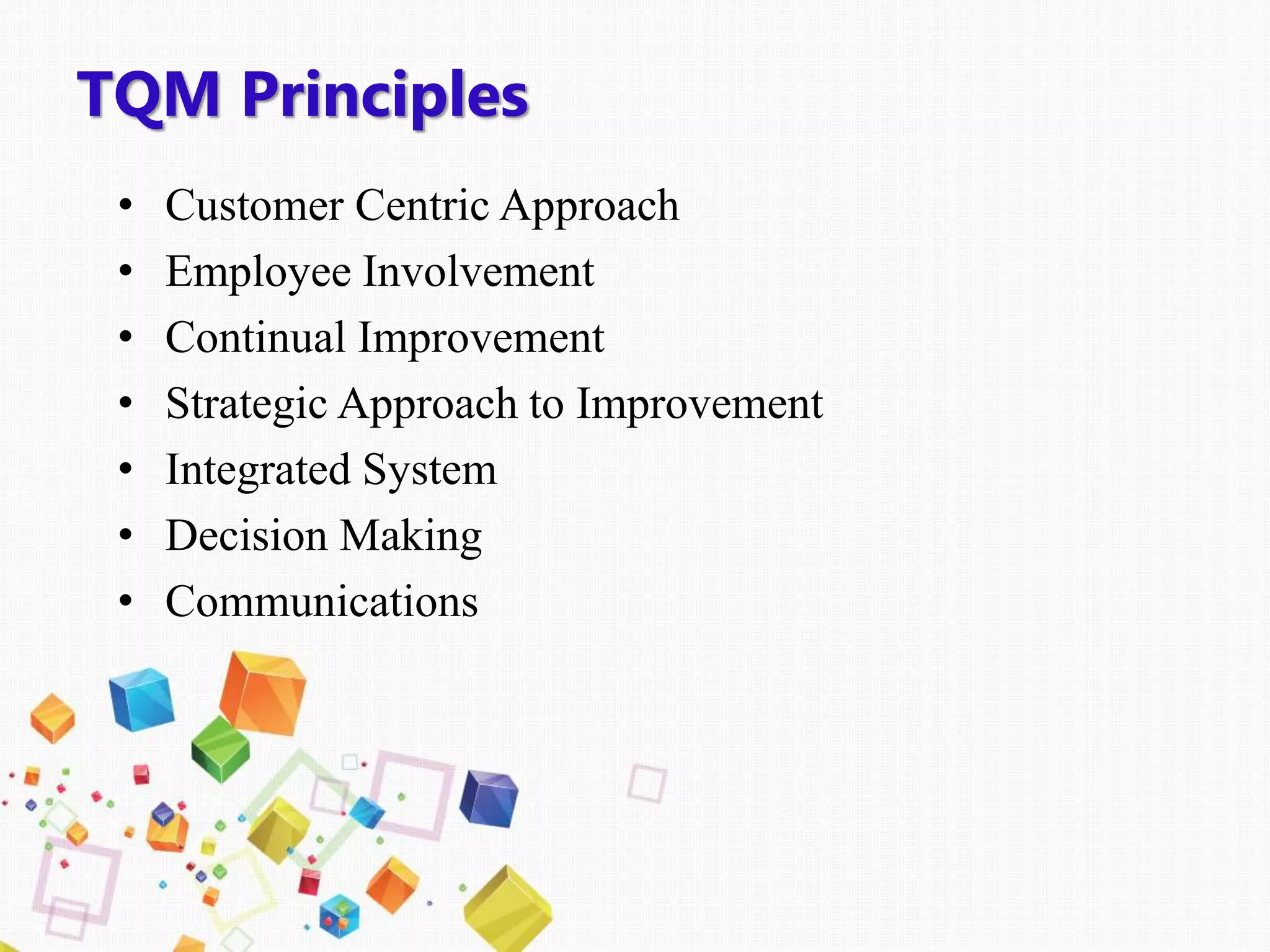 Total quality management | PPTX