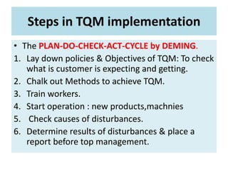 Total quality management | PPTX