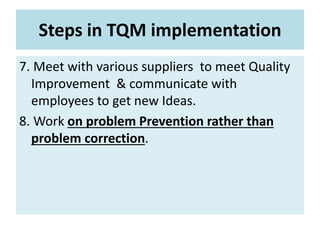 Total quality management | PPTX