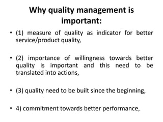 Total quality management | PPT