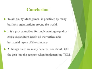 Total quality management | PPTX