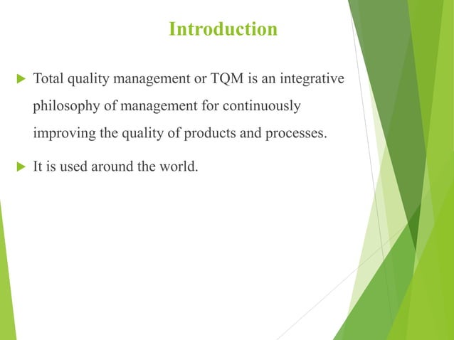 Total quality management | PPT