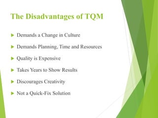 Total quality management | PPTX
