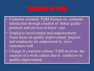Total Quality Management | PPTX