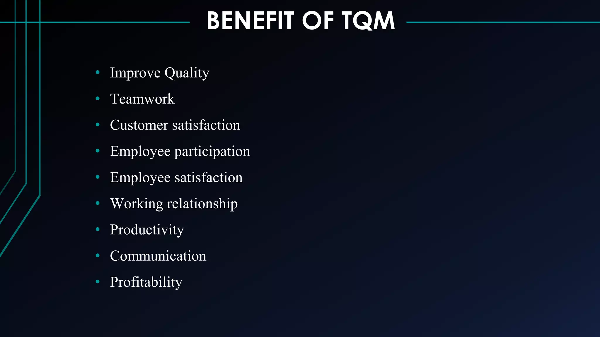 CONCEPT OF TOTAL QUALITY MANAGEMENT | PPTX