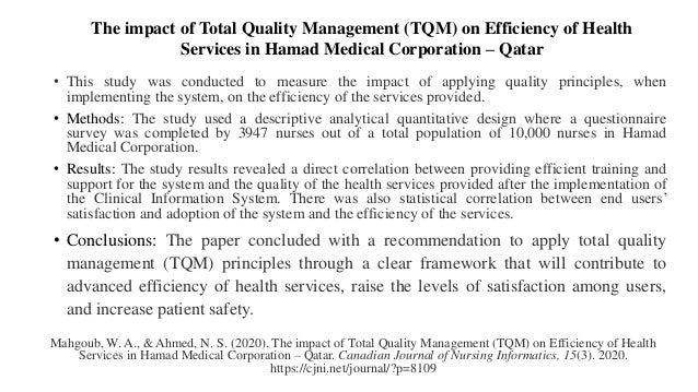 Total quality management | PPTX