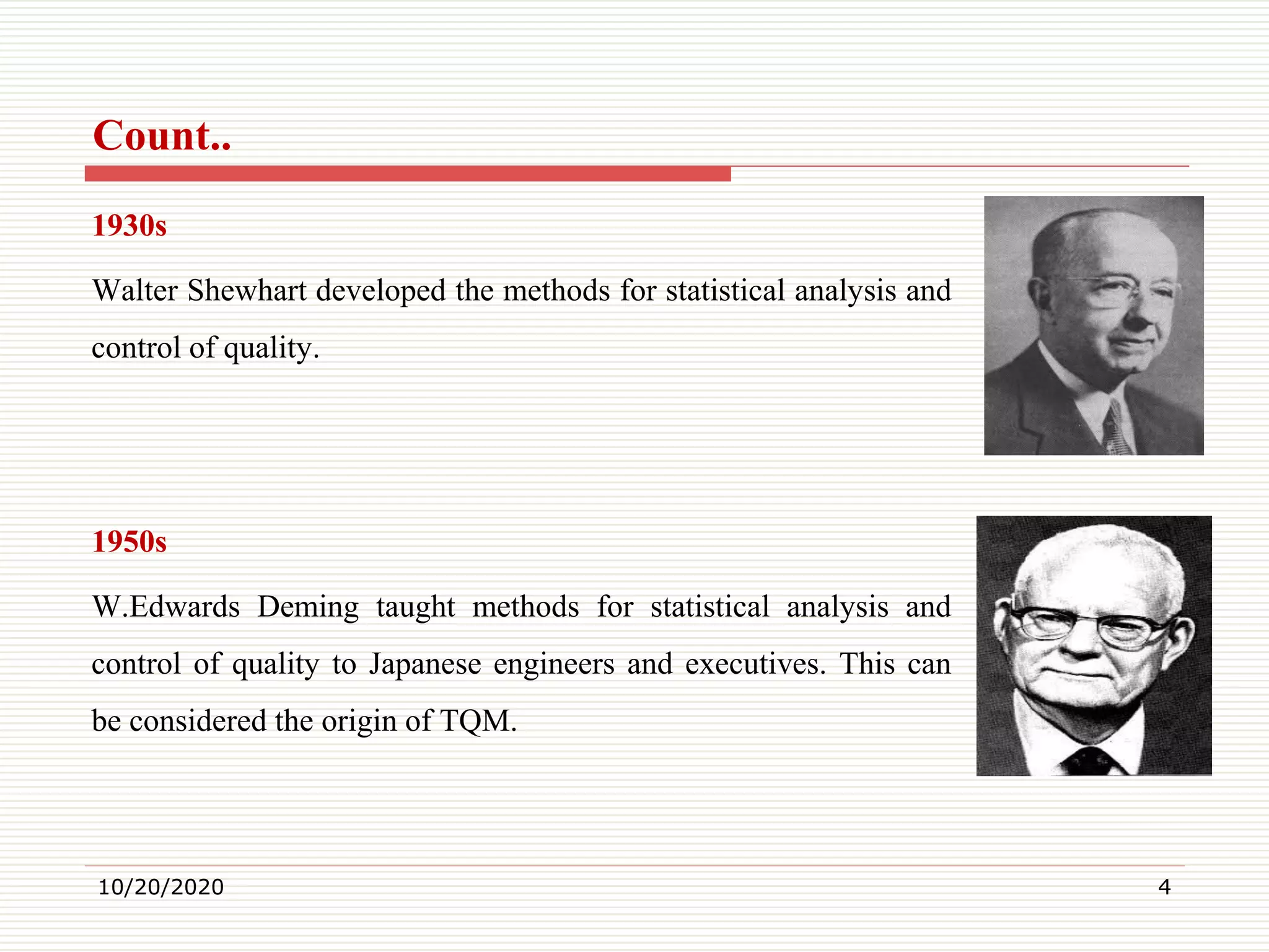 Total Quality Management - Historical Review | PDF