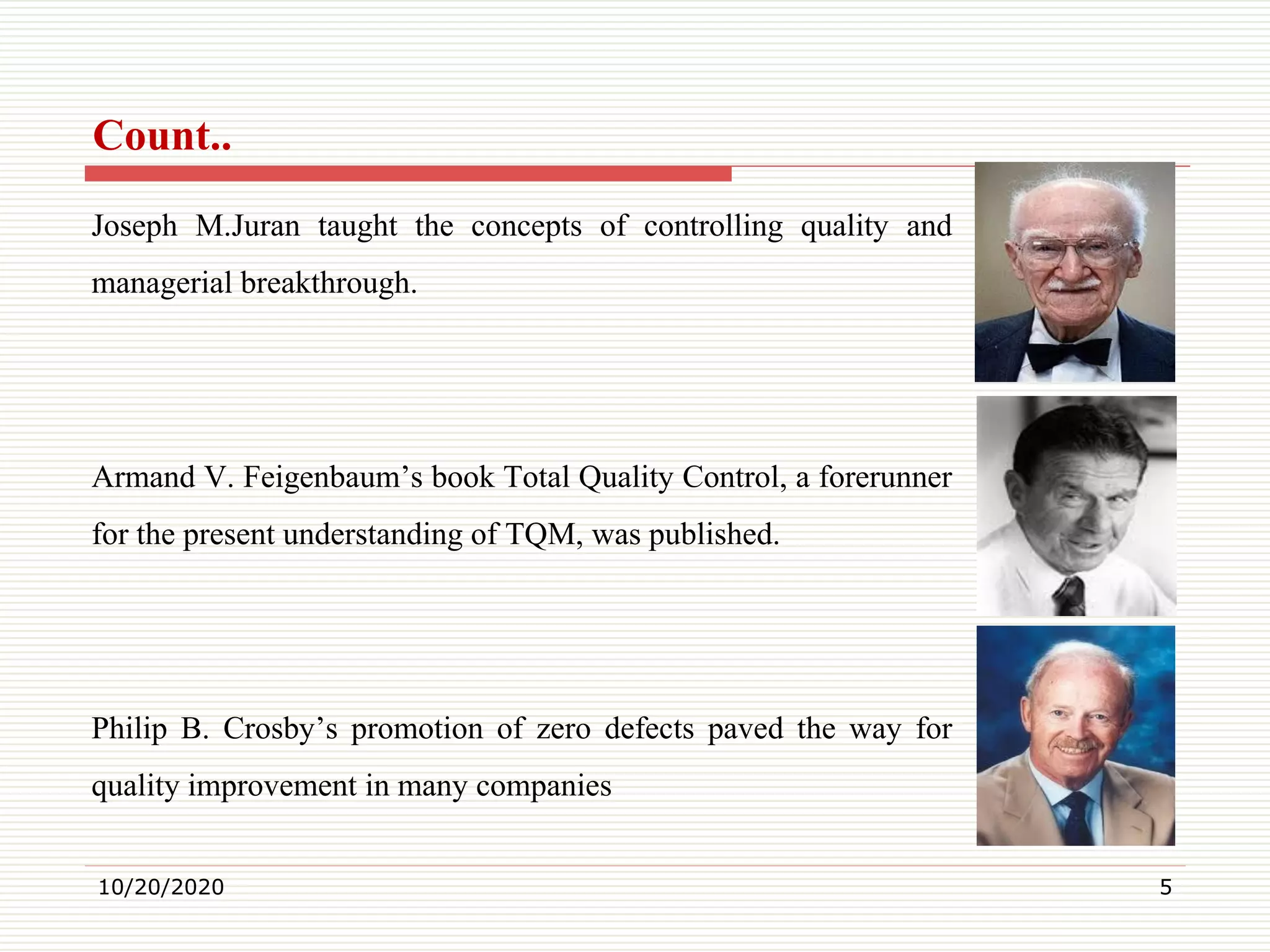 Total Quality Management - Historical Review | PDF