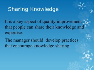 Total quality management knowledge | PPTX