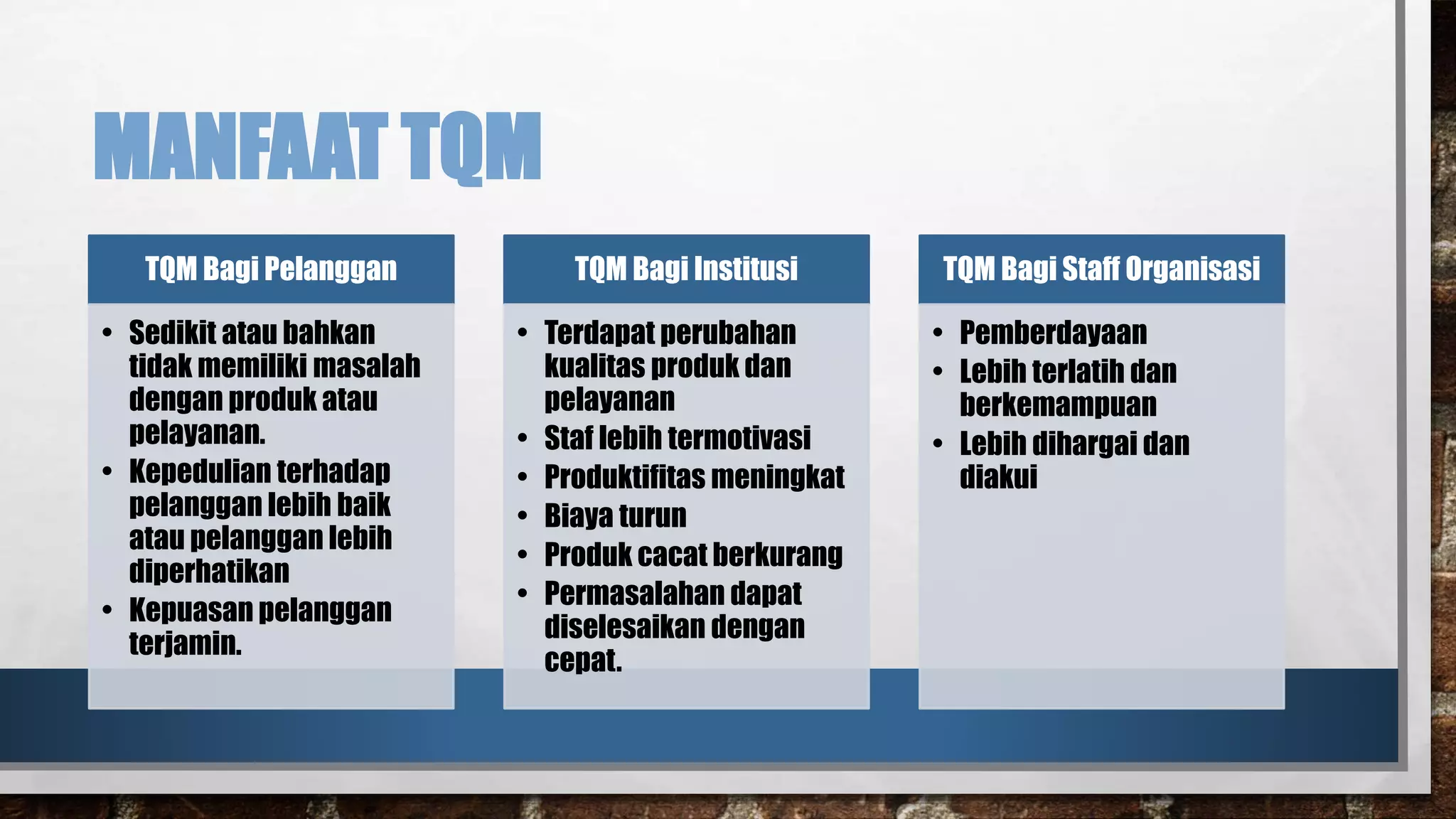 Total quality management dan study case di Toyota | PPTX