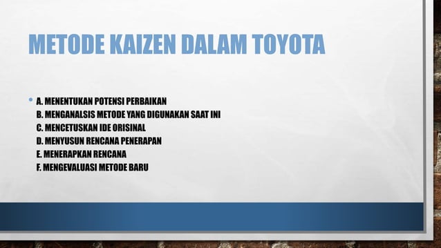 Total quality management dan study case di Toyota | PPTX