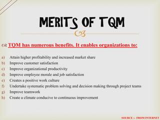 TOTAL QUALITY MANAGEMENT : A BRIEF | PPT