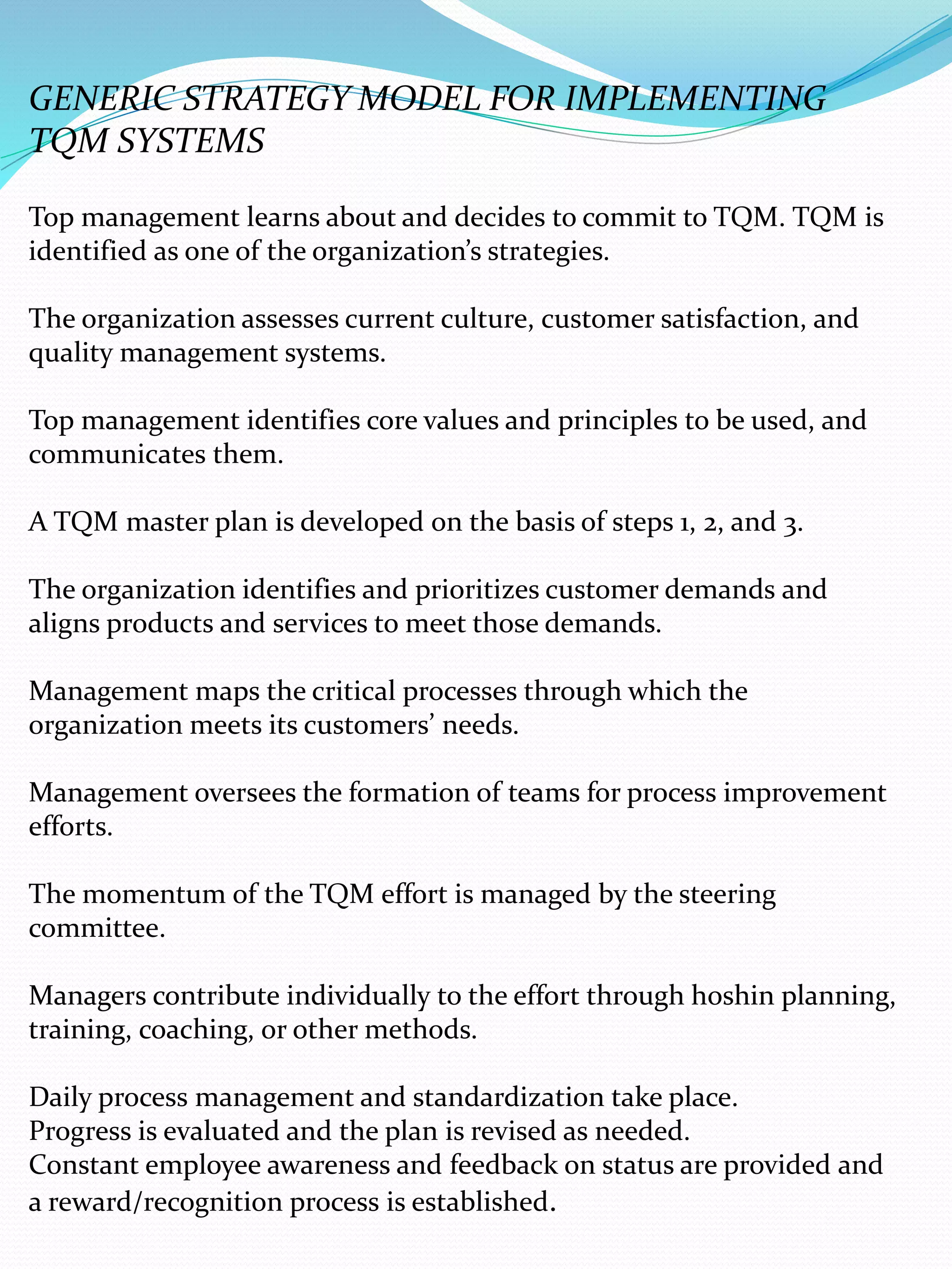 Total quality management complete | PPTX