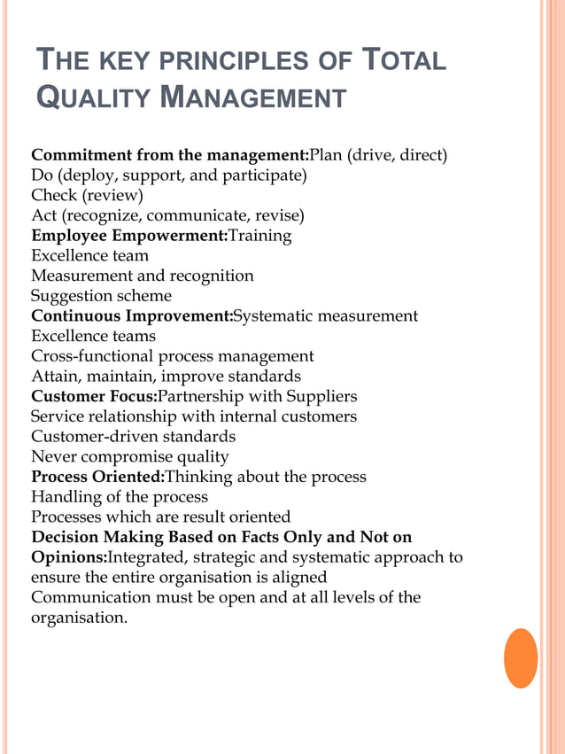 Total quality management complete | PPTX