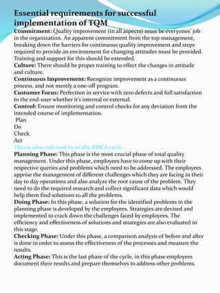 Total quality management complete | PPTX