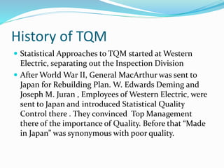 Total quality management in government | PPT