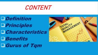 Total quality management | PPT