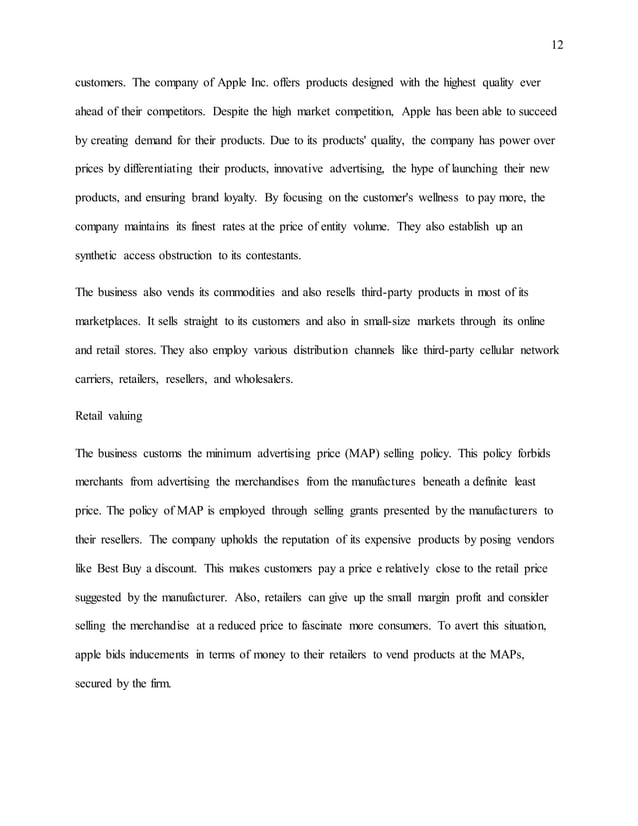 Total quality management of apple | DOCX | Business Operations | Business