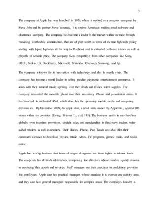 Total quality management of apple | DOCX