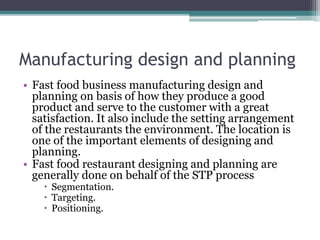 Total quality management of fast food business presentation | PPTX