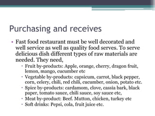 Total quality management of fast food business presentation | PPTX