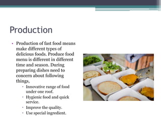 Total quality management of fast food business presentation | PPTX