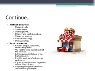 Total quality management of fast food business presentation | PPTX