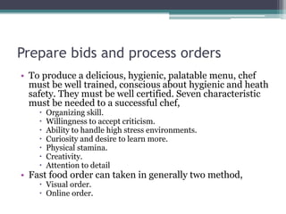 Total quality management of fast food business presentation | PPTX