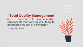 Total Quality Management | PPT