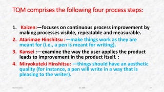 Total quality management (tqm) | PPT