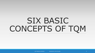 Total quality management (tqm) | PPT