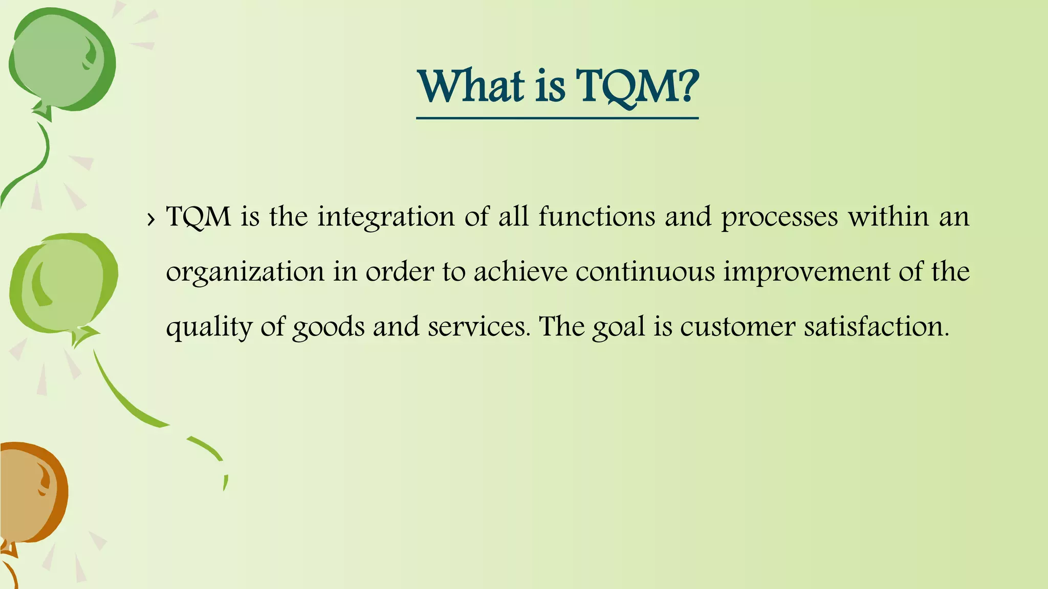 Total quality management (tqm) | PPTX