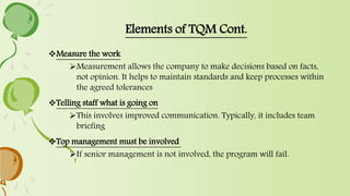 Total quality management (tqm) | PPTX