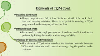Total quality management (tqm) | PPTX
