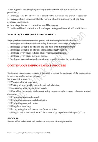 Total quality management unit 2 | PDF
