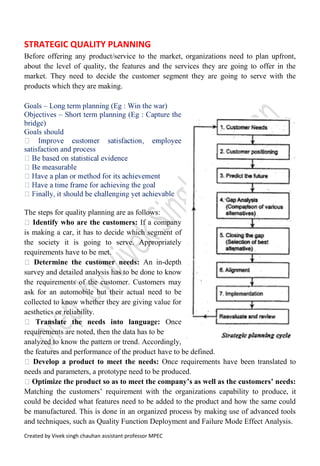 Total quality management unit 2 | PDF