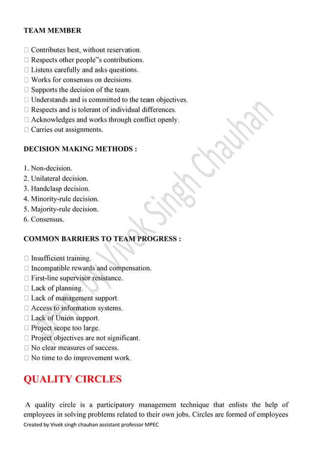 Total quality management unit 2 | PDF
