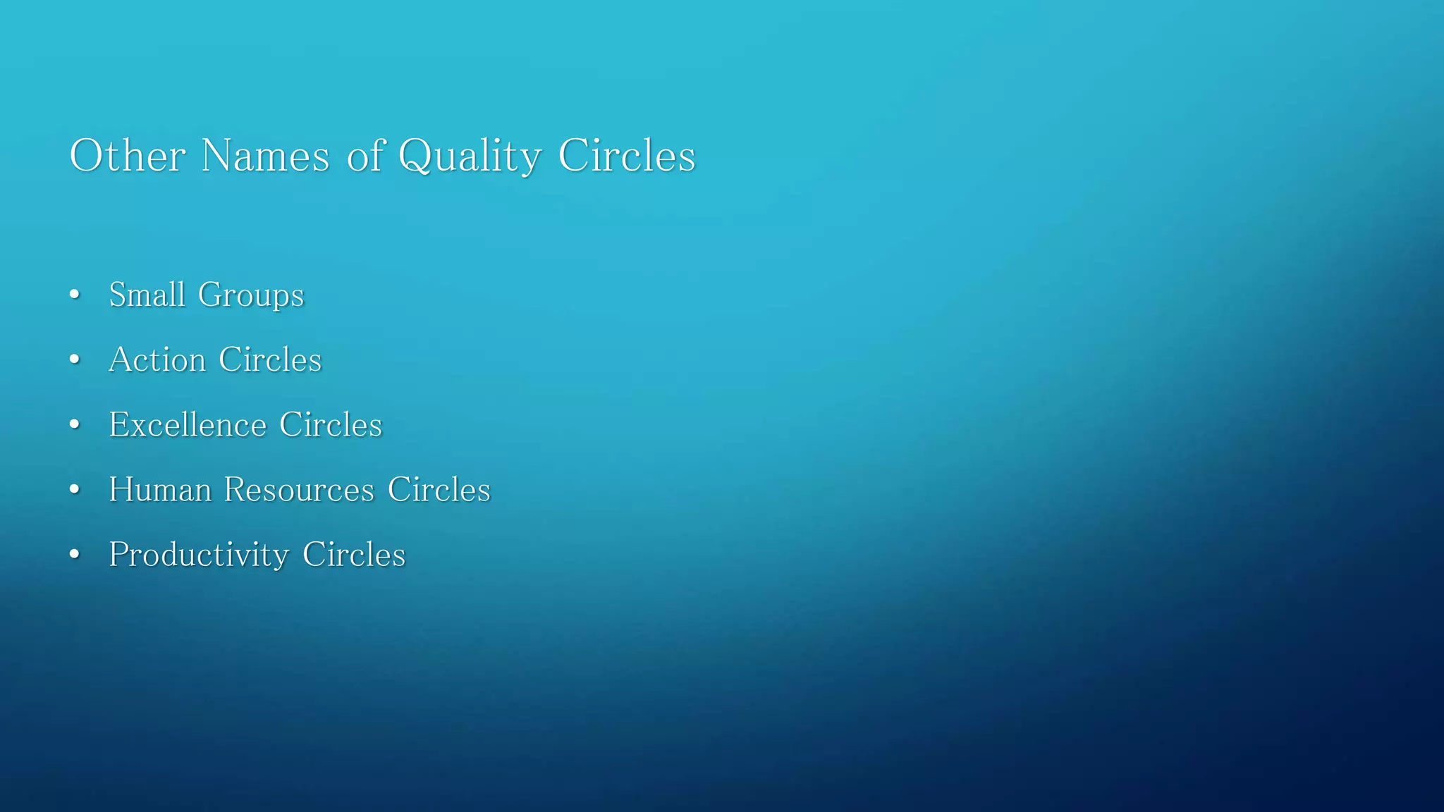 Total quality management vs quality circles, tools | PPTX