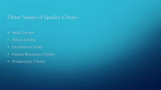 Total quality management vs quality circles, tools | PPTX