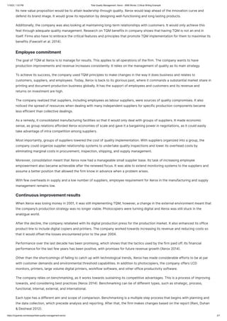 Total Quality Management_ Xerox - Critical Writing Example.pdf