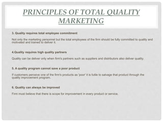 Total quality marketing | PPTX
