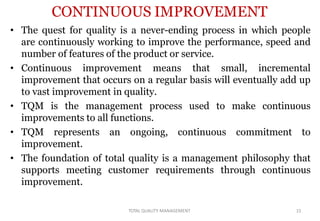 Total quantity management | PPTX